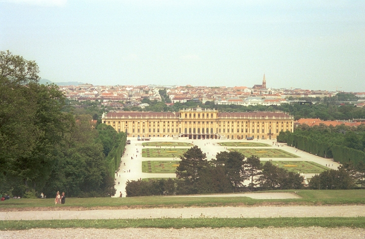 Favorite Destinations/Vienna, Austria/04 Schonbrunn - view of palace ...